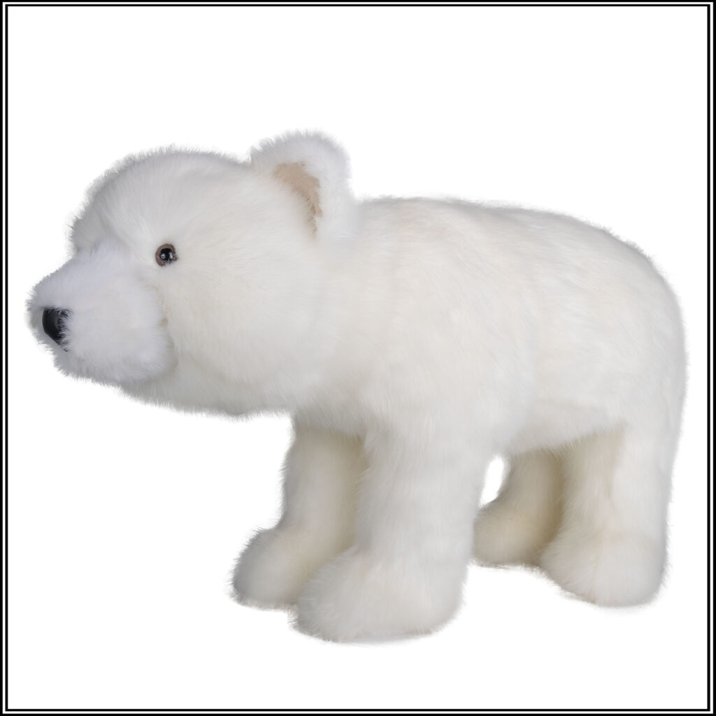 White Diamond Bear Footrest - Ditz Designs by The Hen House
