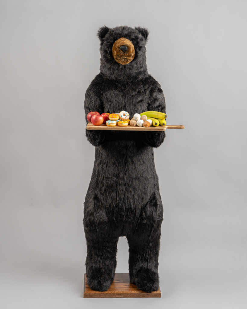 Butler Bear Black 58 in. No Teeth - Ditz Designs by The Hen House