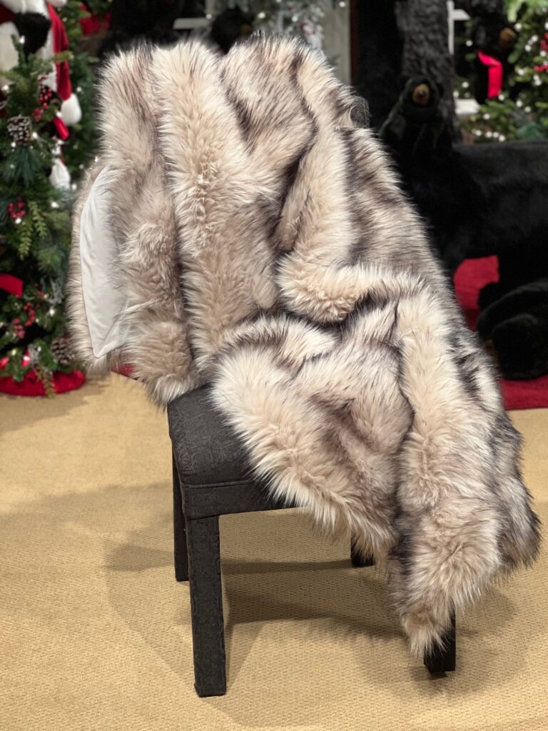 Silver Fox Throw - Ditz Designs by The Hen House